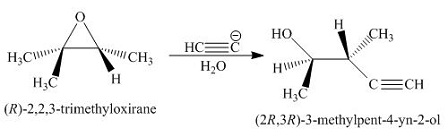 Draw the product formed in the following reaction and indicate ...