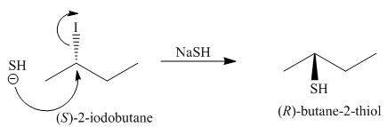 What products would you expect from the reaction between (S)-2 ...