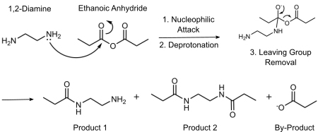 Write an equation for the reaction between 1,2-diaminoethane and an ...