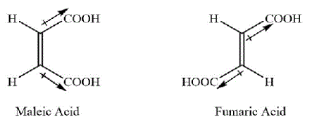 Maleic acid has a dipole moment, but the closely related fumaric acid ...
