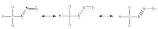 Draw the Lewis structure (including resonance structures) for CH3N3 ...
