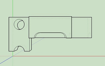 Draw the sectional view for the given view (position the sectional view ...
