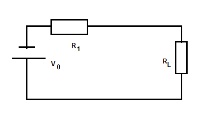 Given the circuit in the figure, for which value of the resistive load ...