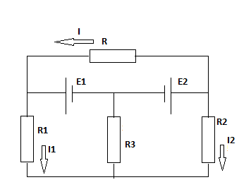 In the circuit shown in the figure below R_1 = 3.8\ \Omega, R_2 = 6.2 ...