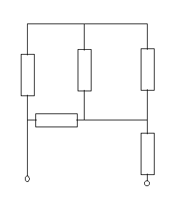 Each of the resistors shown in the circuit diagram below is a 6\ \Omega ...