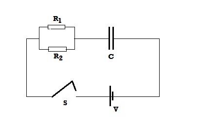 A circuit consists of a 145 \Omega resistor and a 335 \Omega resistor ...