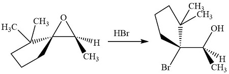 Draw the major product formed when HBr reacts with the following ...