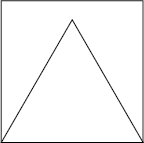 What is the area of the largest equilateral triangle which fits inside ...