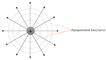 Directions of an electric field are indicated on the field lines. Why ...