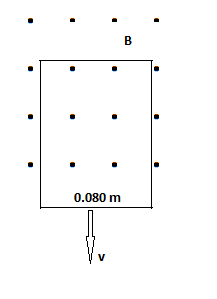 Consider a square shaped loop moving out of a region of constant ...