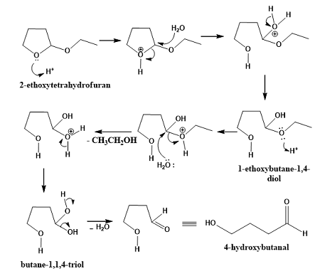 Find a stepwise mechanism for the given reaction. | Homework.Study.com