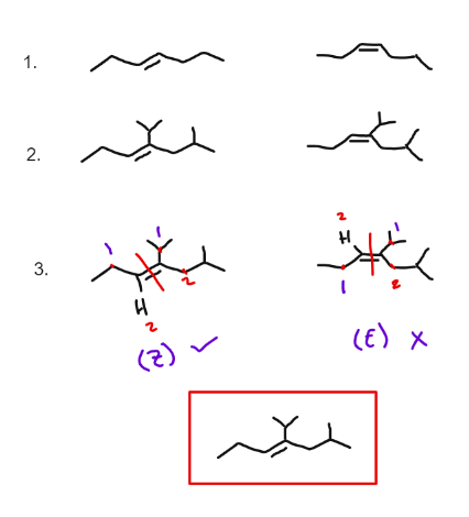 Draw the structure of (Z)-4-isopropyl-6-methyl-3-heptene. Clearly show ...