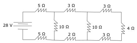 In the circuit shown below, what power is dissipated by the entire ...