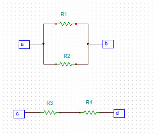 Consider the sections of two circuits illustrated above. Select true or ...