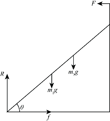 A person stands on a ladder that is restingagainst a wall. (Assume that ...