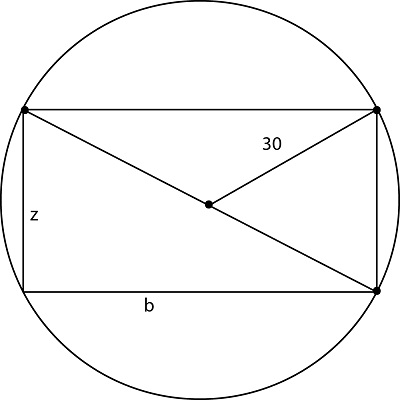 A rectangular beam is cut from a cylindrical log of radius 30 cm. The ...