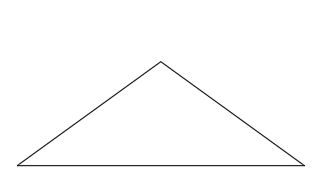 In the isosceles triangle below, the vertex angle is 100 degrees. A ...