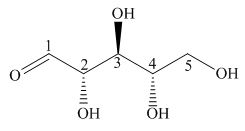 Draw L-ribose by using dash and wedge chemistry | Homework.Study.com