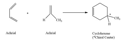 Answer true or false: Diels-Alder cycloadditions can form chiral ...