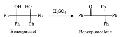 Propose a mechanism for the benzopinacol-benzopinacolone rearrangement ...