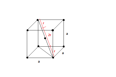 Metallic barium crystallizes in a body-centered cubic lattice, with one ...