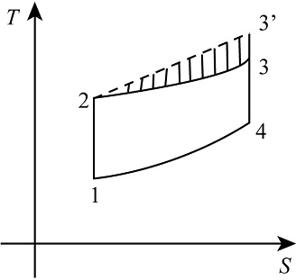 Derive a formula for the efficiency of the Diesel cycle, in terms of ...