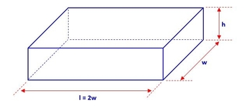 A rectangular storage container with an open top is to have a volume of ...