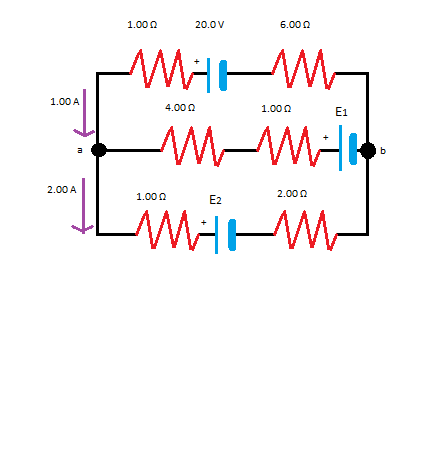 Part A Find the emf E1 in the circuit of the figure. Part B Find the ...
