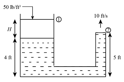 Water (assumed inviscid and incompressible) flows steadily with a speed ...