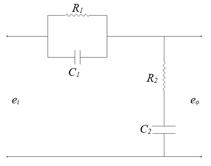 Find the transfer function between the input voltage e i and the output ...
