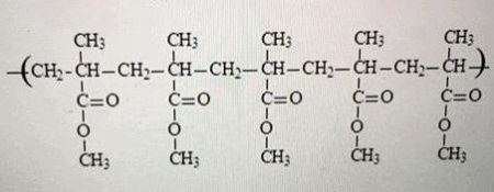 Consider the following polymer. Draw the condensed formula for its ...