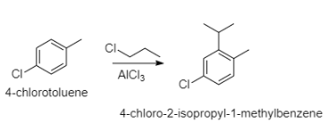 Draw the structure of the product(s) formed when 4-chlorotoluene reacts ...