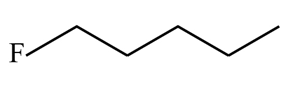Draw 1-fluoropentane and predict the number of hydrogens per signal in ...