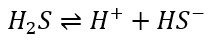 Hydrosulfuric acid, H2S, is a weak acid whose Ka value is 9.5x10^-8 ...