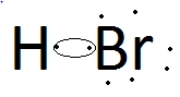 How many lone pairs are on the underlined atoms in these compounds: HBr ...