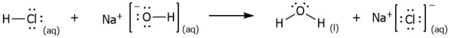 Consider the neutralization reaction. HCl(aq) + NaOH(aq) = H2O(l ...