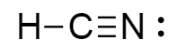 Give the correct Lewis structure for HCN (octet theory included). From ...