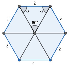 A regular hexagon and an equilateral triangle have equal perimeters ...
