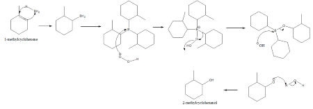 What is the major product obtained from hydroboration?oxidation of 1 ...