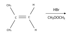 Give the best product for the following reaction. HBr CH3OOCH3 ...