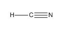 Draw the structural formula for hydrogen cyanide and cyanogen ...