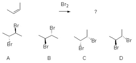 What is the product of the following reaction? Br2 | Homework.Study.com