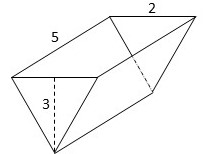 The trough shown in the figure is 5 feet long and its vertical ...