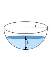 Show that the volume of a spherical segment, where r is the radius of ...
