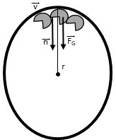 As a roller coaster car crosses the top of a 40 m diameter loop-the ...