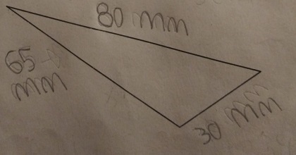 Locate the orthocenter of the given triangle by finding the ...
