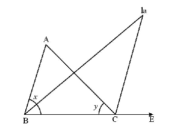 Let ABC be a triangle with I the intersection point between the ...