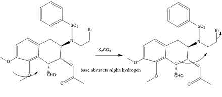 A key step in a reported synthesis of morphine, the addictive opiate ...