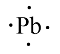 Draw the Lewis symbols of the following elements. a. Fr b. Ra c. Pb d ...