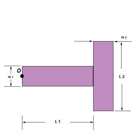 Given two bars connected to each other as shown in the figure ...